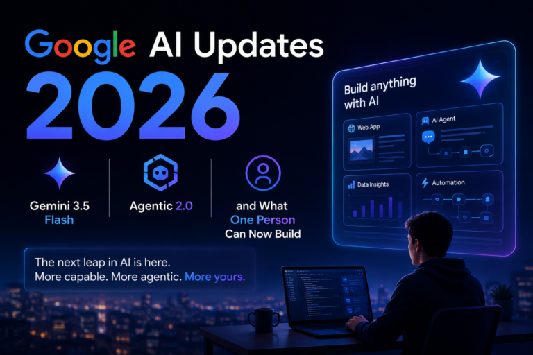 Google AI Updates 2026: Gemini 3.5 Flash, Agentic 2.0 & AI App Builder
